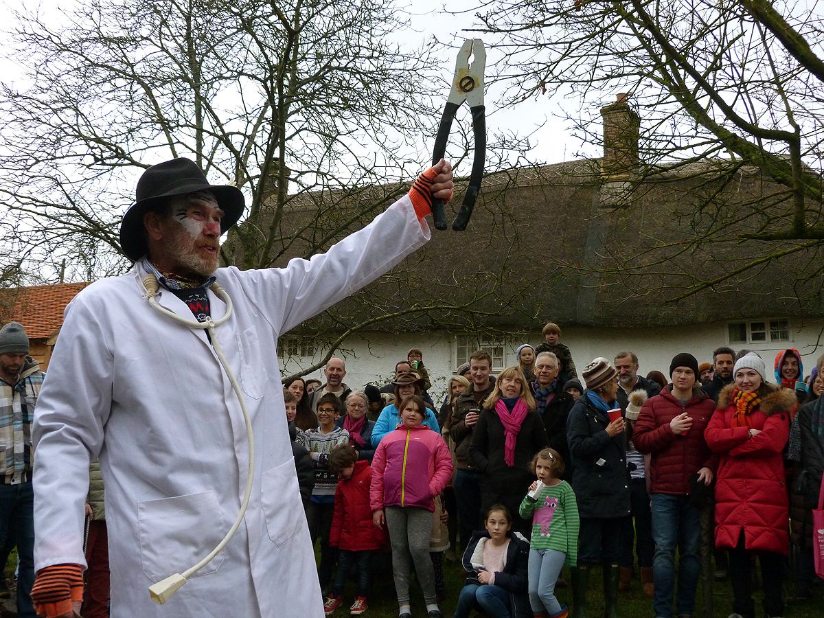 Wantage Mummers, lively performers of a local traditional mumming play